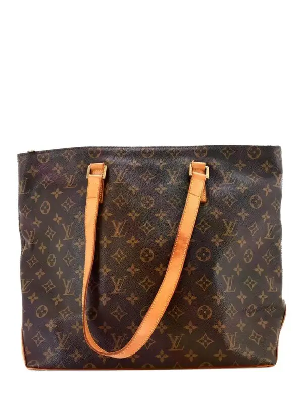 LOUIS VUITTON Monogram Canvas Cabas Mezzo Tote Bag - Brown