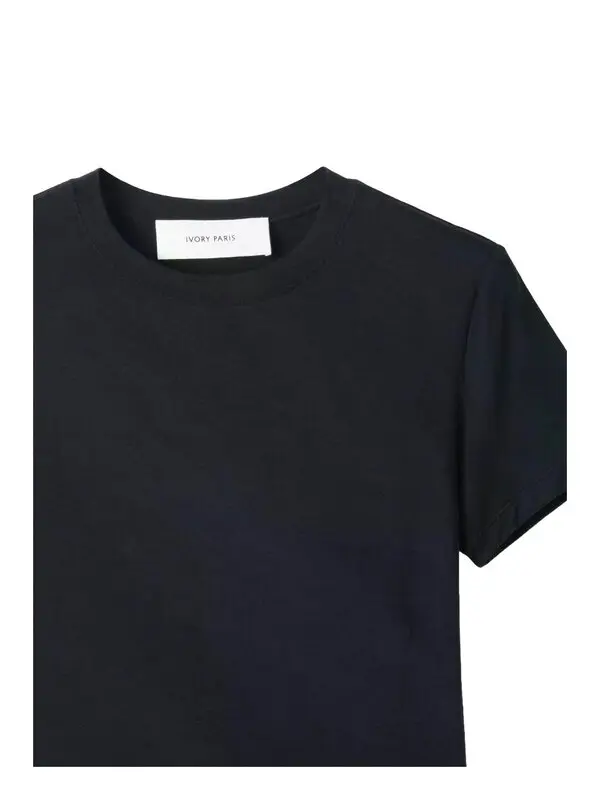 IVORY PARIS Short Sleeve T-shirt - Black