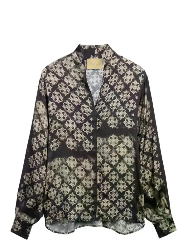 Momoni Margaret Blouse - Black