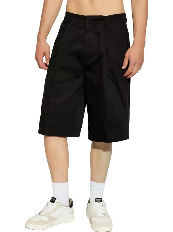 ALLSAINTS Castro Pleated Shorts - Black