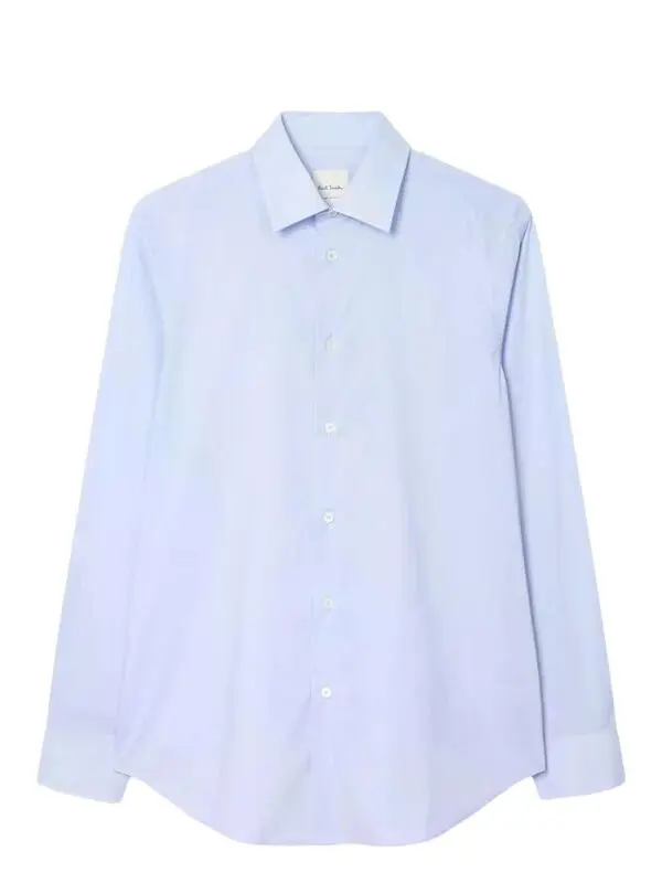 Paul Smith Regular-fit Stretch-cotton Travel Shirt - Blue