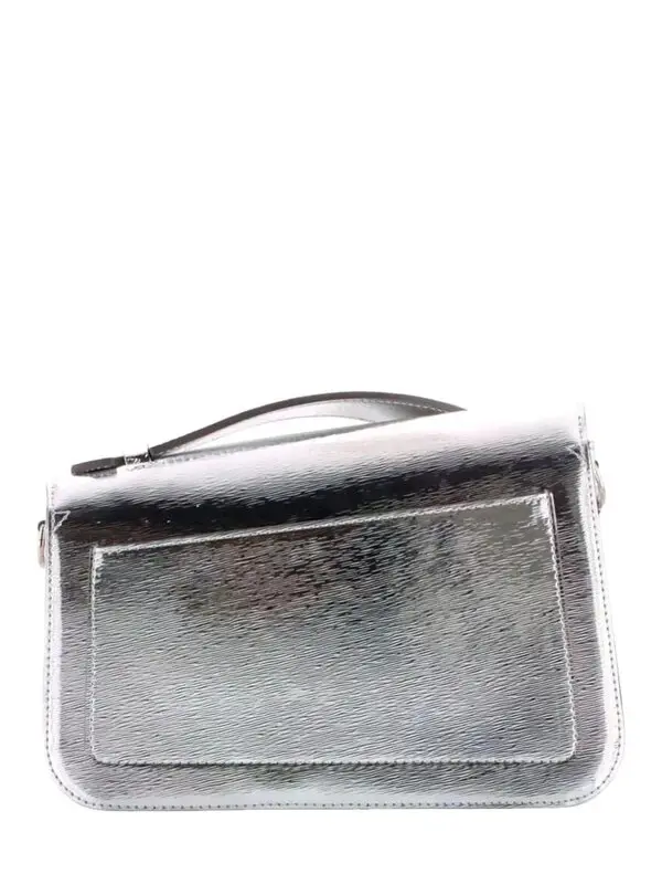 LOUIS VUITTON Monceau Distorted Bag Epi Leather Shoulder Bag - Silver