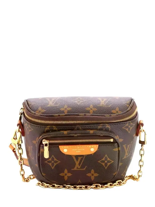 LOUIS VUITTON Monogram Canvas Mini Belt Bag - Brown