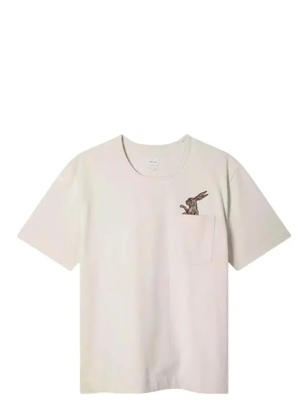 Paul Smith Rabbit Pocket T-shirt - Neutrals
