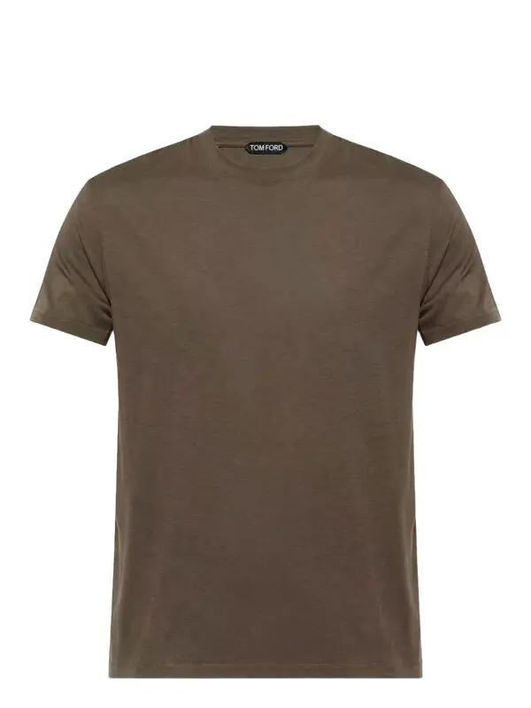 TOM FORD Crew-neck T-shirt - Brown