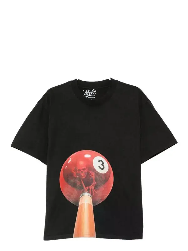 MELT Graphic-print T-shirt - Black