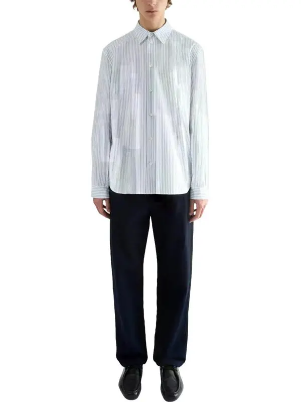 JIL SANDER Indigo Cotton Tapered-leg Cropped Jeans - Blue