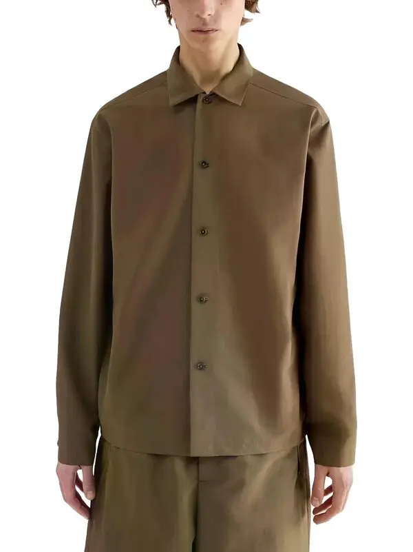 JIL SANDER Recycled Shirt - Brown