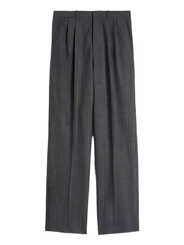 JIL SANDER Tailored Pinstripe Trousers - Grey
