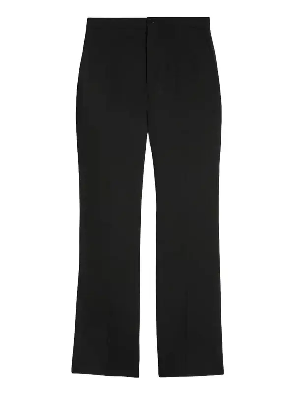 JIL SANDER Wool Sablé Tailored Trousers - Black