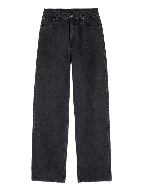JIL SANDER Tapered Wide-leg Jeans - Grey