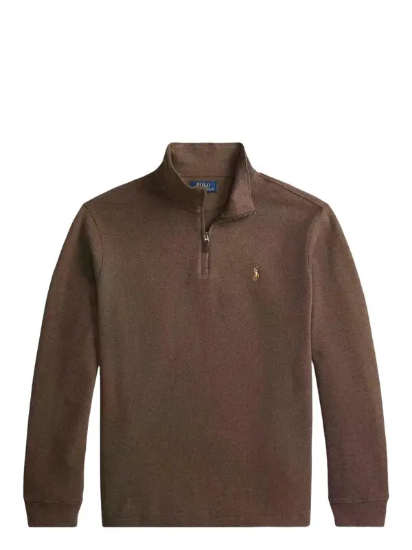 Polo Ralph Lauren Estate Rib Quarter-zip Sweater - Brown