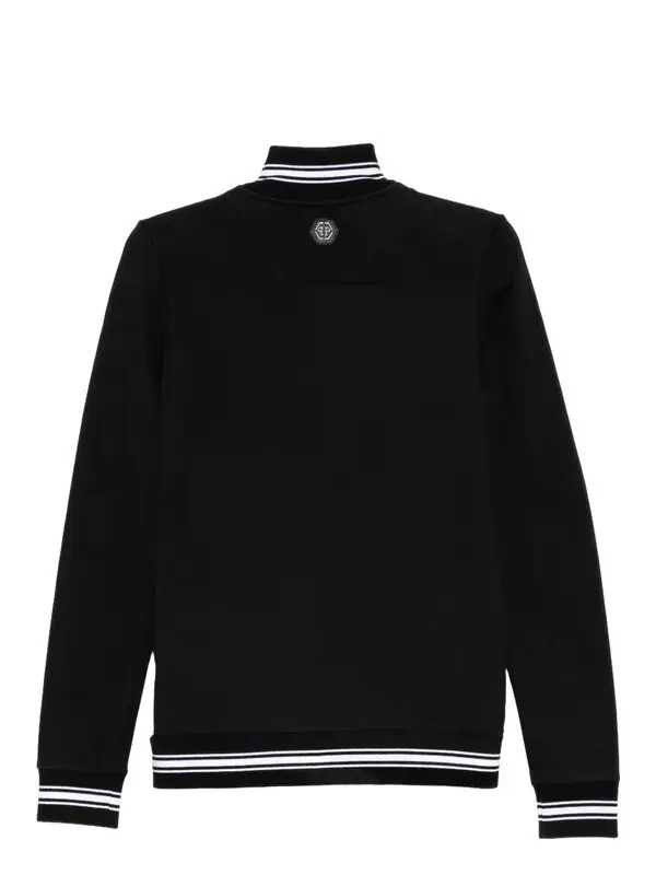 Philipp Plein Crystal-embellished Bomber Jacket - Black