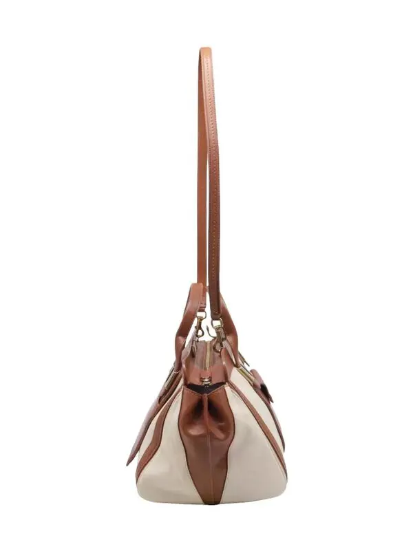 Chloé Alice Colorblock Tote Bag - Brown