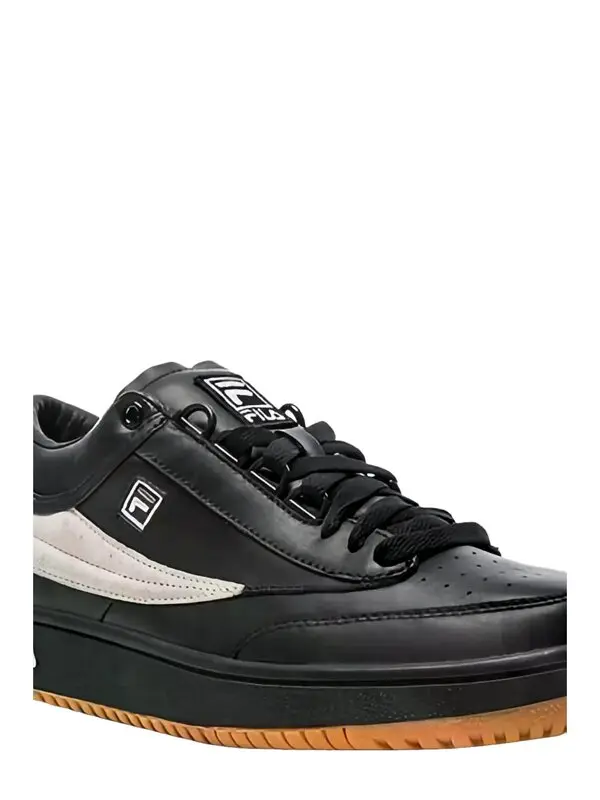 FILA Logo-patch Panelled Sneakers - Black