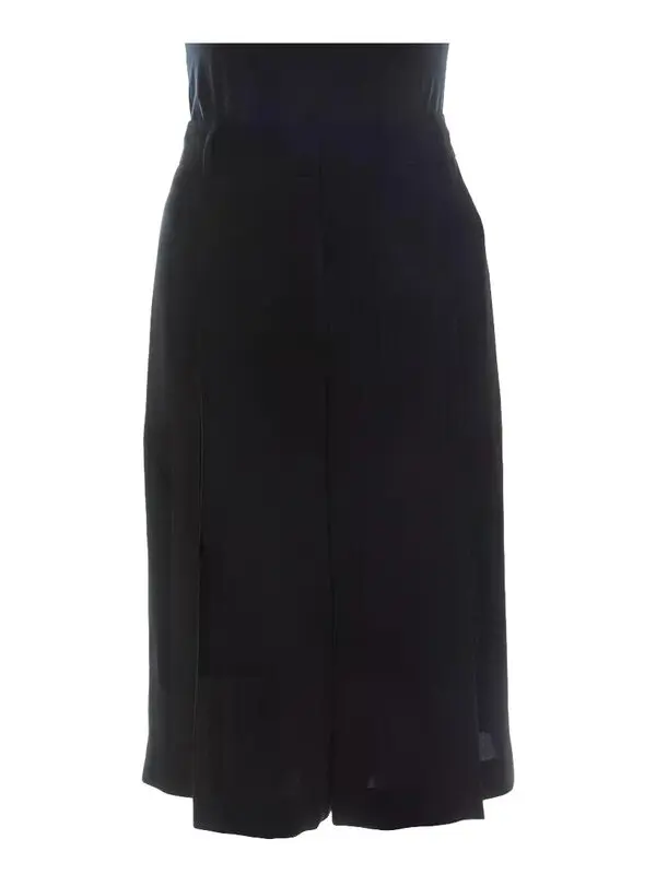 Diane Von Furstenberg Belt-loops Culottes - Black