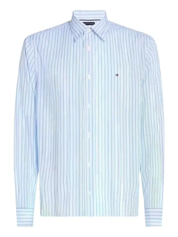 Tommy Hilfiger Striped Long-sleeve Shirt - Blue