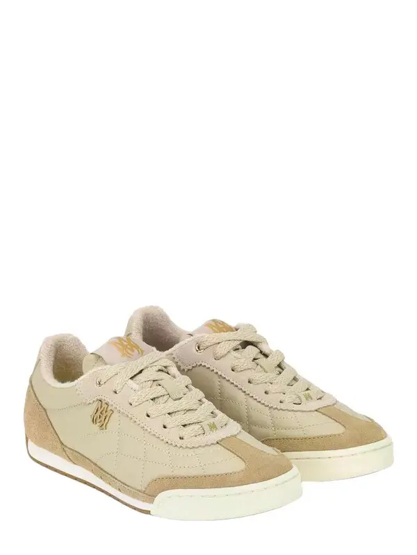 Amiri Coastline Quilted Leather Sneakers - Neutrals