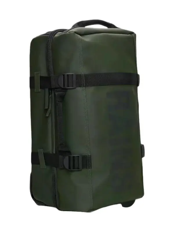 Rains Texel Logo-print Buckle-strap Luggage Bag - Green