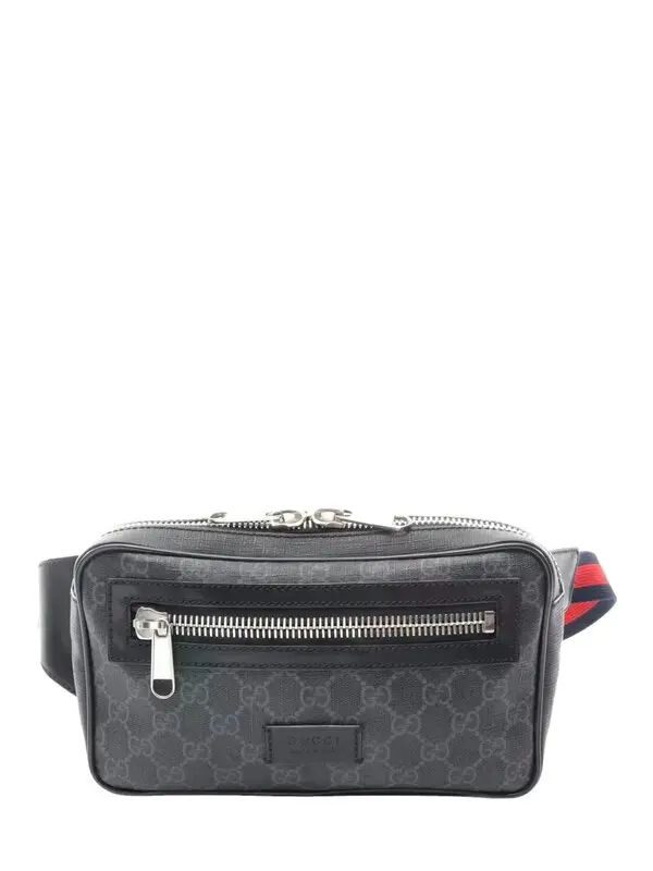Gucci Gg Supreme Belt Bag - Grey