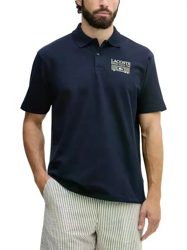 Lacoste Roland-garros Club Cotton Polo Shirt - Blue