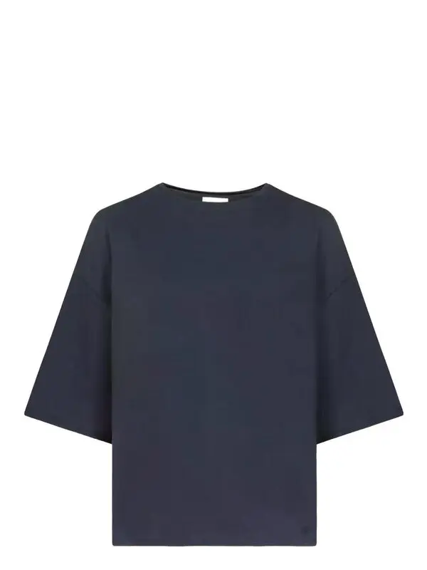 Loulou De Saison Oversized Cotton T-shirt - Blue