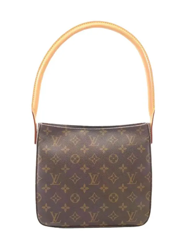 LOUIS VUITTON Monogram Canvas Looping Shoulder Bag - Brown