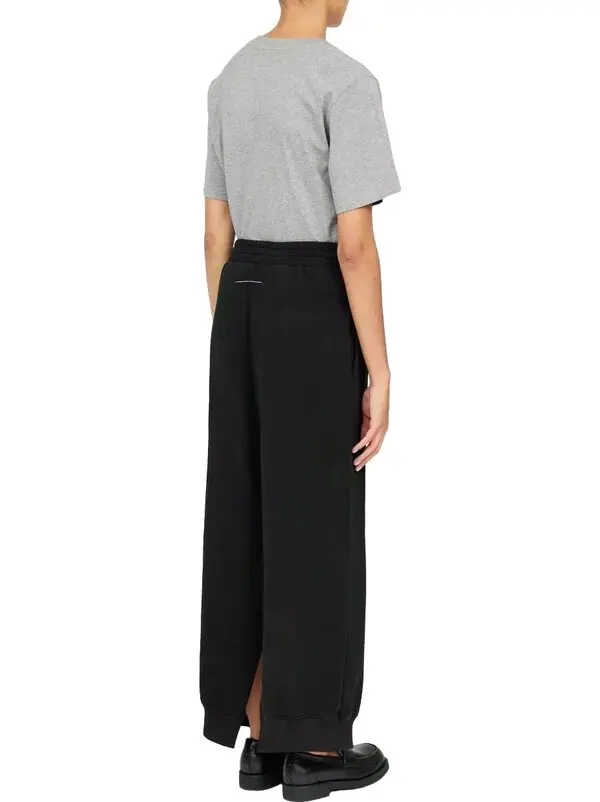 MAISON MARGIELA Logo Print Track Pants - Black