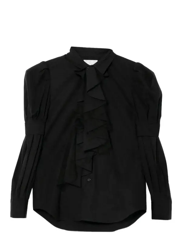 Comme Des Garçons Noir Ruffled Shirt - Black