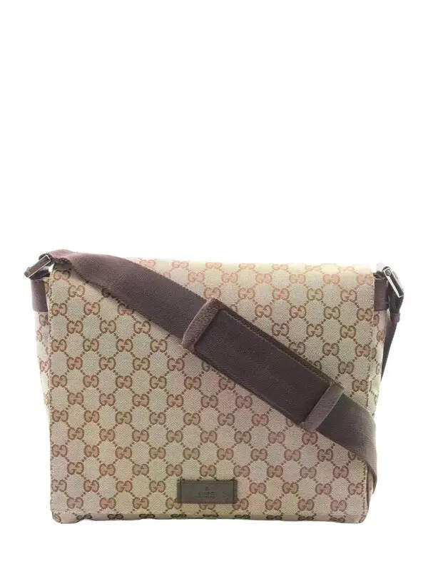Gucci 2000s Gg Canvas Shoulder Bag - Neutrals