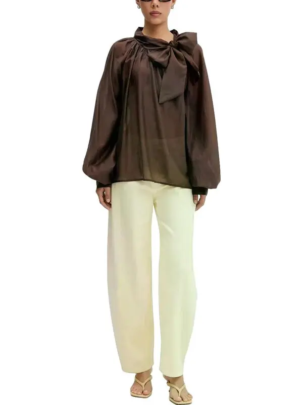 VICOLO Chiara Barrel Jeans - Yellow
