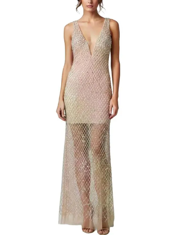 Elisabetta Franchi Maxi Dress - Neutrals