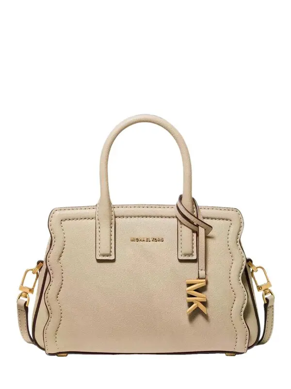 Michael Kors Laila Scalloped-edge Tote Bag - Neutrals