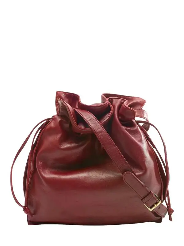 Loewe 2000s Anagram Shoulder Bag - Red