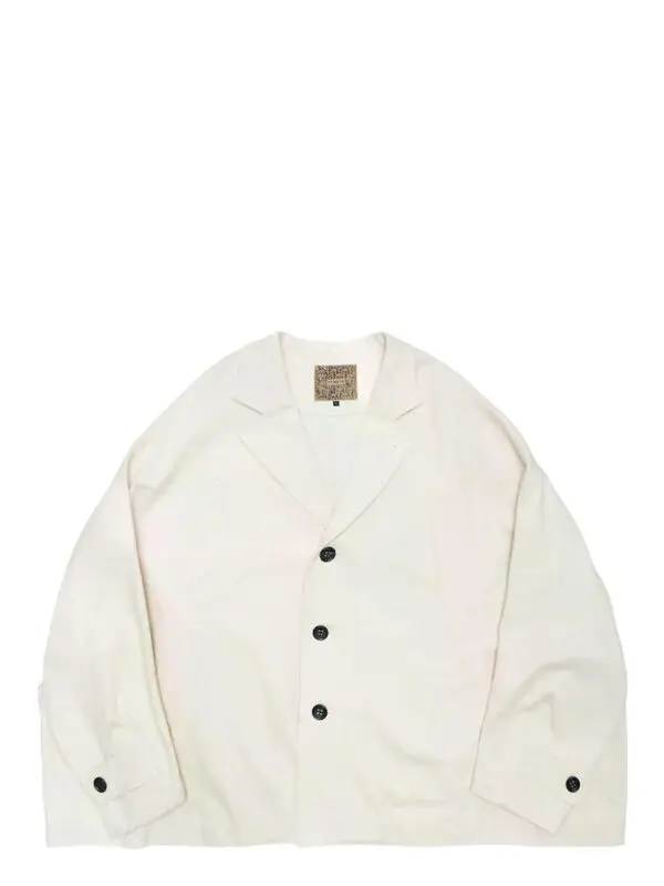 NEMEN Graphic Print Button-up Jacket - Neutrals