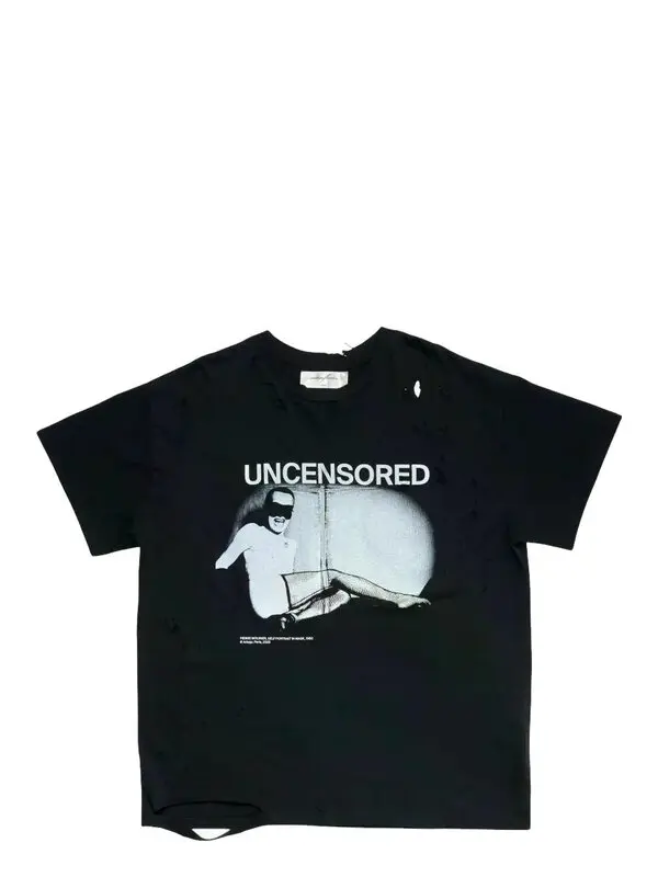 Matieres Fecales Molinier Distressed T-shirt - Black