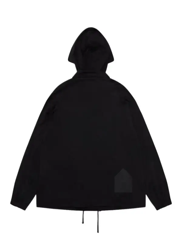 Noir Kei Ninomiya Hooded Jersey Jacket - Black