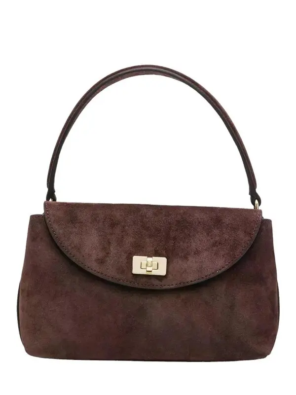 Sandro Le Mini Grand Bazaar Suede Tote Bag - Brown
