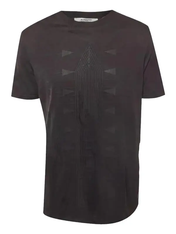 Givenchy Geometric-print T-shirt - Black