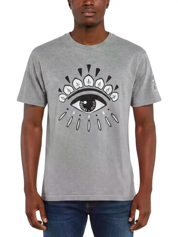 Kenzo Eye-embroidered T-shirt - Grey