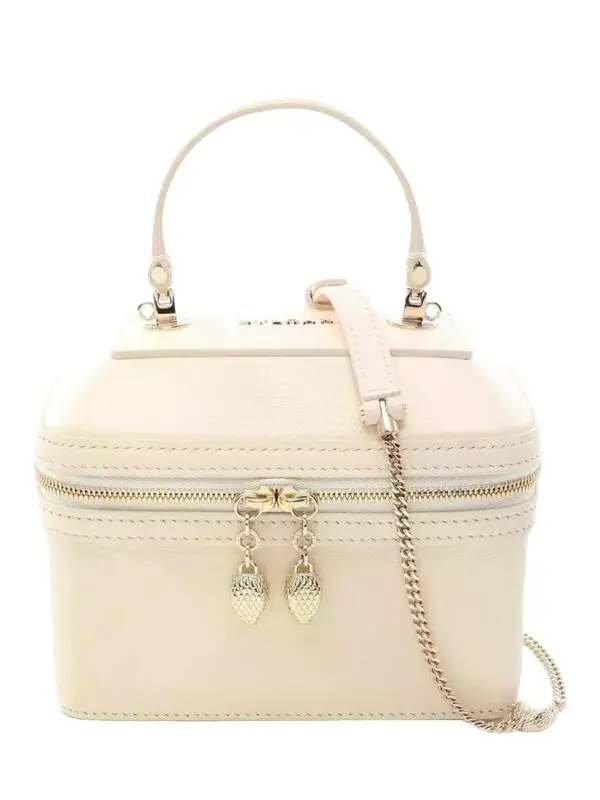 BVLGARI Serpenti Jewelry Box 2-way Leather Tote Bag - Neutrals