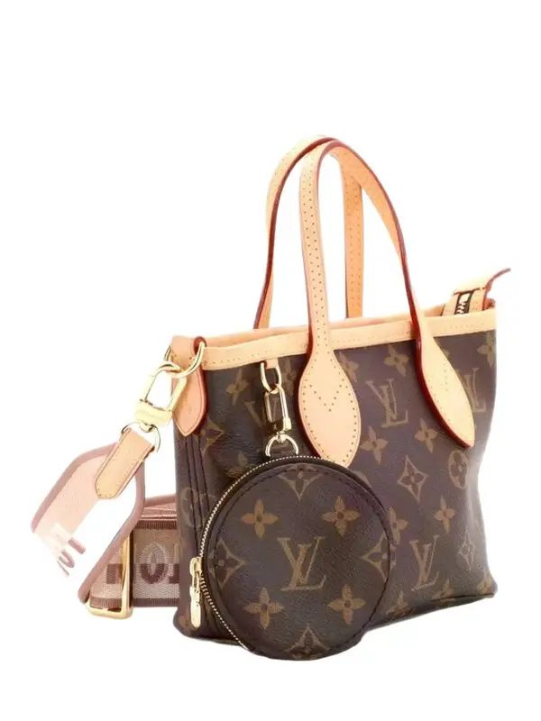 LOUIS VUITTON Monogram Canvas Bb Tote Bag With Pouch - Brown