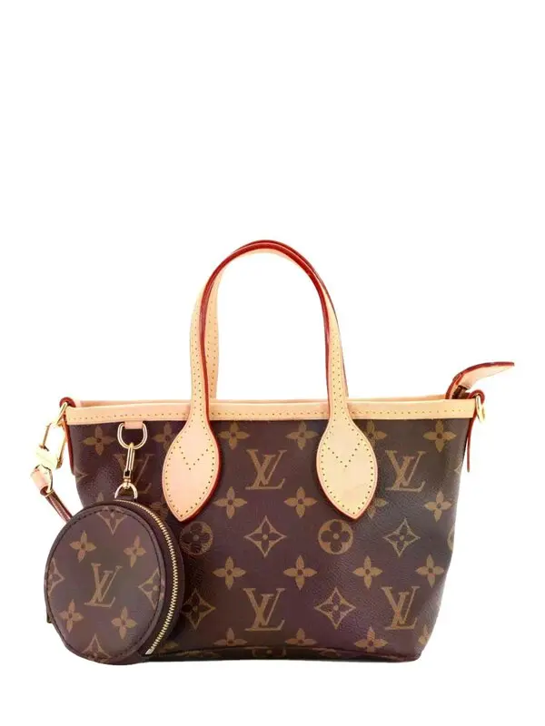 LOUIS VUITTON Monogram Canvas Bb Tote Bag With Pouch - Brown