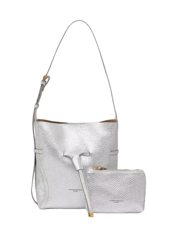 GIANNI CHIARINI Sienna Shoulder Bag - Silver