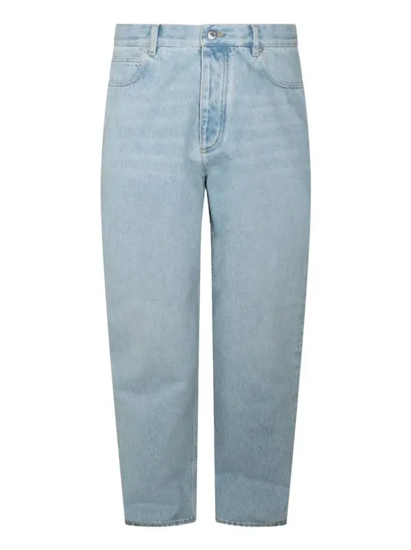 Bottega Veneta Wide-leg Jeans In Sky-bleached Denim - Light Bleaching