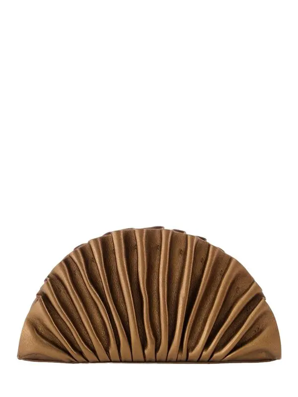 Cult Gaia Nala Clutch - Brown