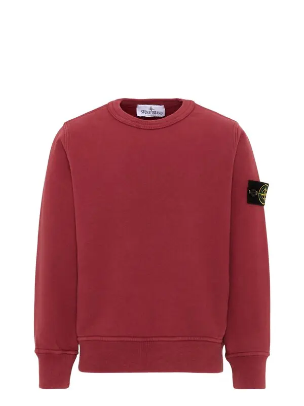 Stone Island Crew Neck Sweatshirt - Red