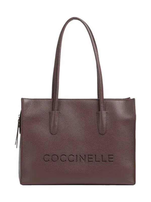 COCCINELLE Dual-handle Shoulder Bag - Brown