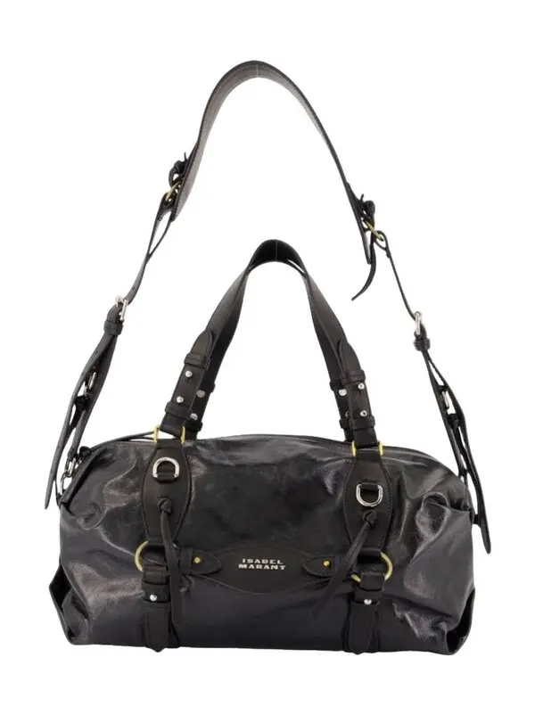 Isabel Marant Étoile Letter Shoulder Bag - Black