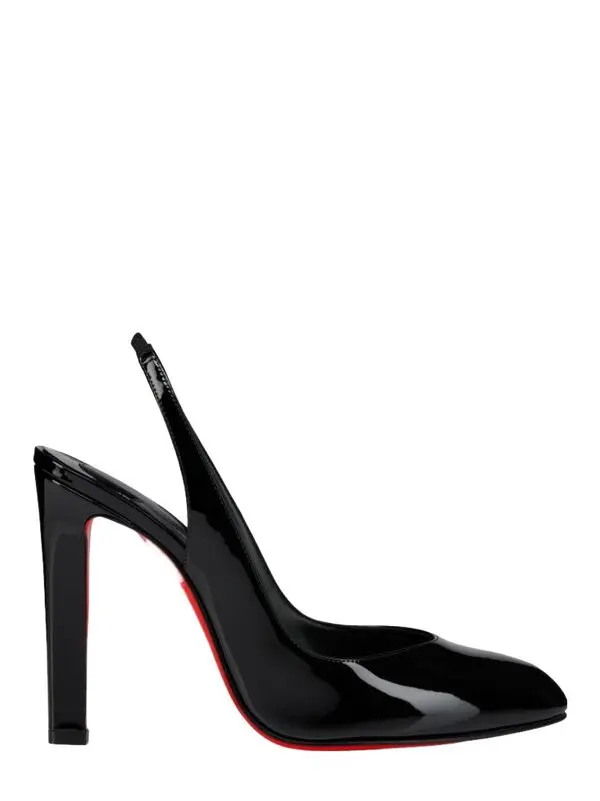 CHRISTIAN LOUBOUTIN Slingback Pumps With Almond Toe - Black